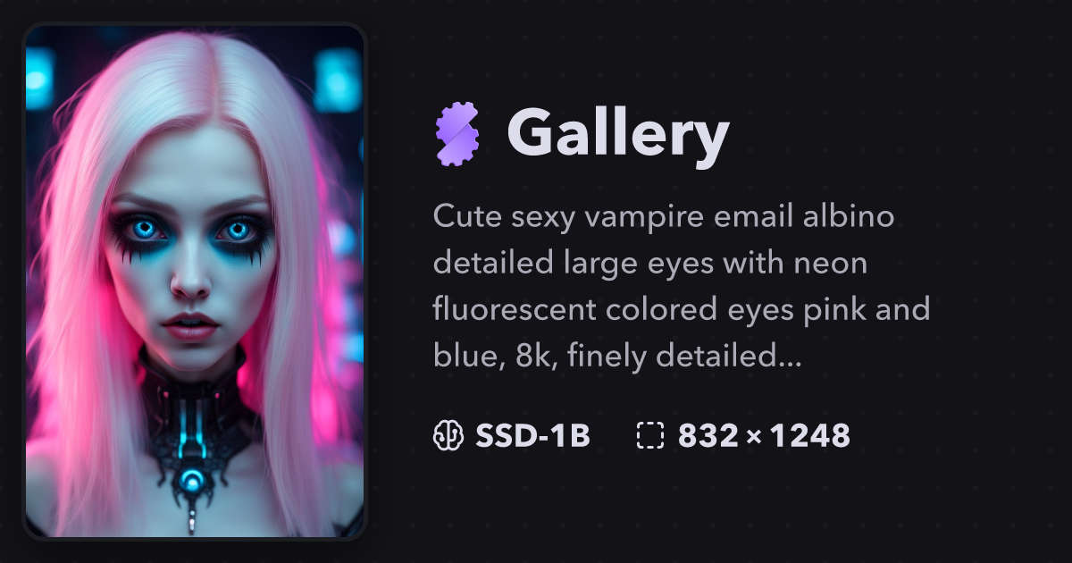 "Cute sexy vampire email albino detail..." | Gallery | Stablecog