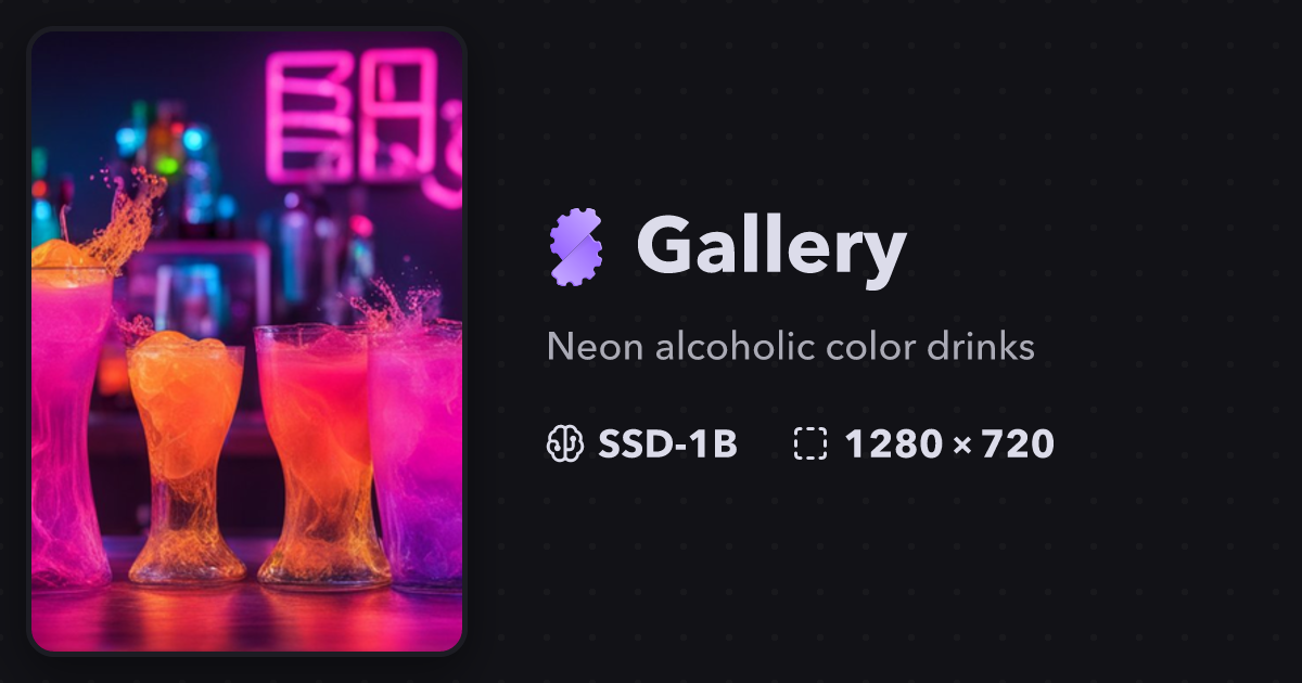 "Neon alcoholic color drinks" | Gallery | Stablecog