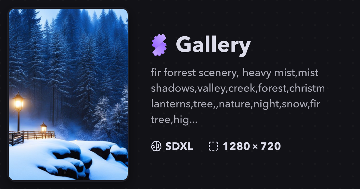 "fir forrest scenery, heavy mist,mist ..." | Gallery | Stablecog