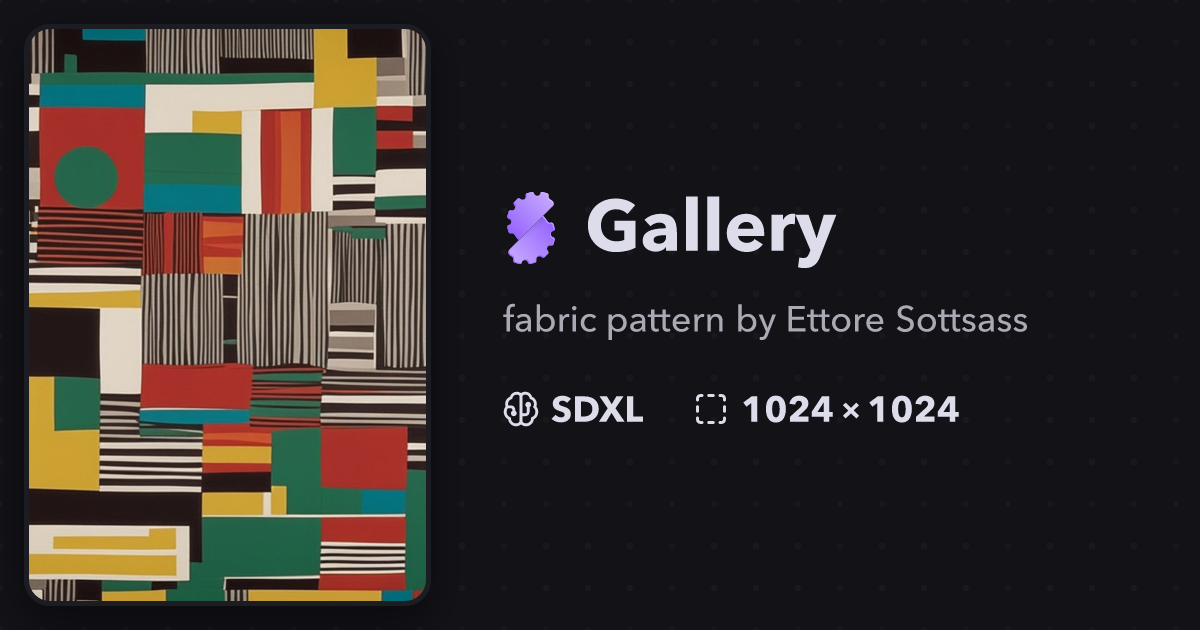 "fabric pattern by Ettore Sottsass" | Gallery | Stablecog
