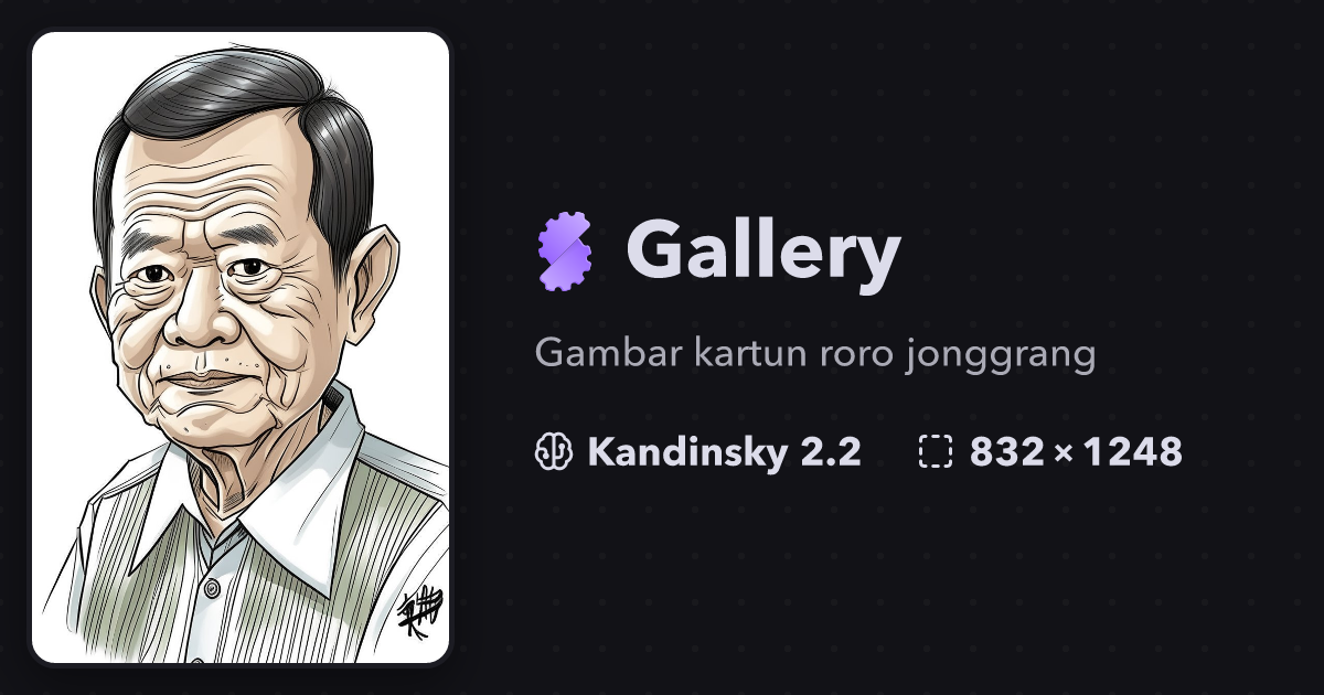 "Gambar kartun roro jonggrang" | Gallery | Stablecog