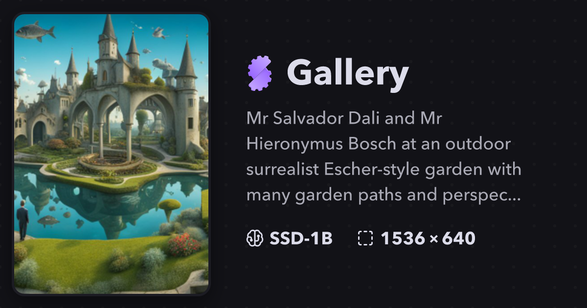 "Mr Salvador Dali and Mr Hieronymus Bo..." | Gallery | Stablecog