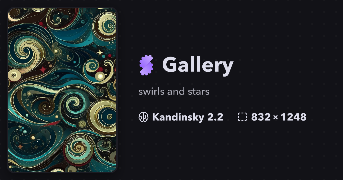 "swirls and stars" | Gallery | Stablecog