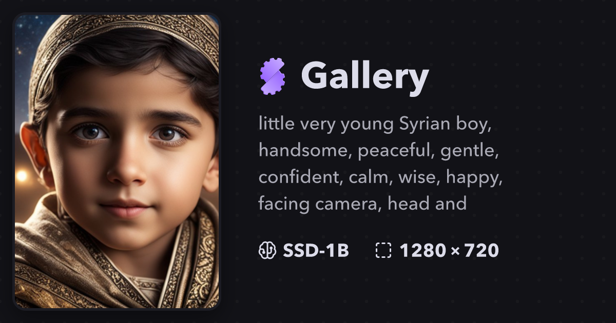 "little very young Syrian boy, handsom..." | Gallery | Stablecog