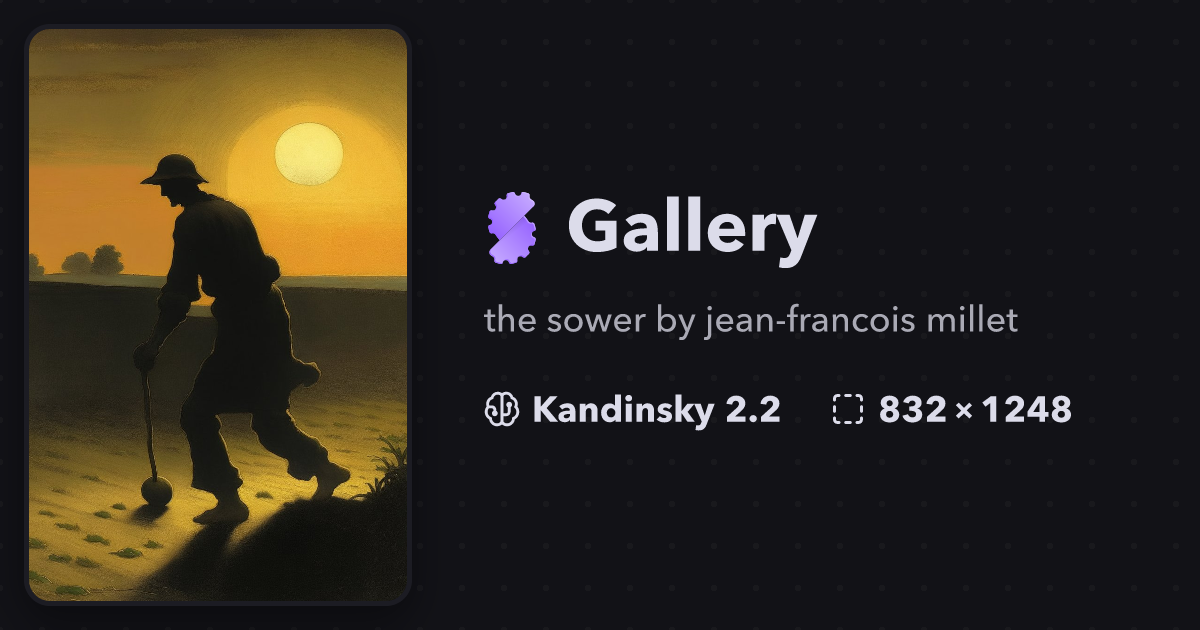 "the sower by jean-francois millet" | Gallery | Stablecog