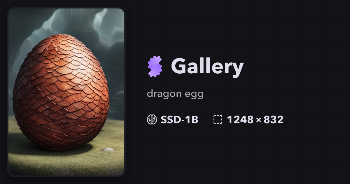Dragon egg | Gallery