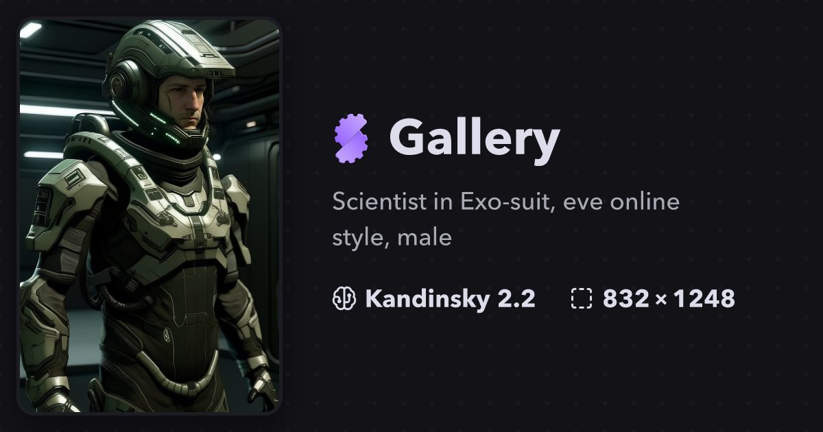 "Scientist in Exo-suit, eve online sty..." | Gallery | Stablecog