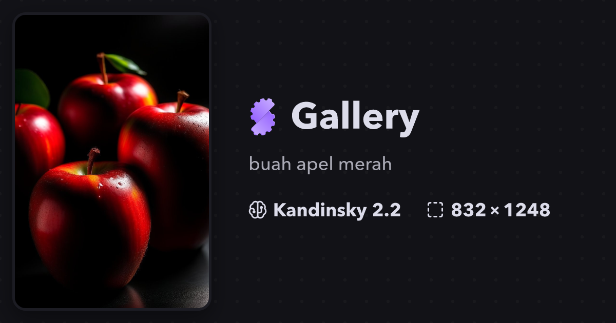 "buah apel merah" | Gallery | Stablecog