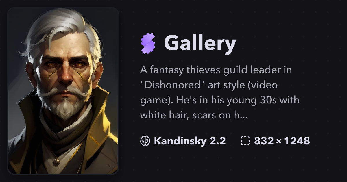 "A fantasy thieves guild leader in "Di..." | Gallery | Stablecog