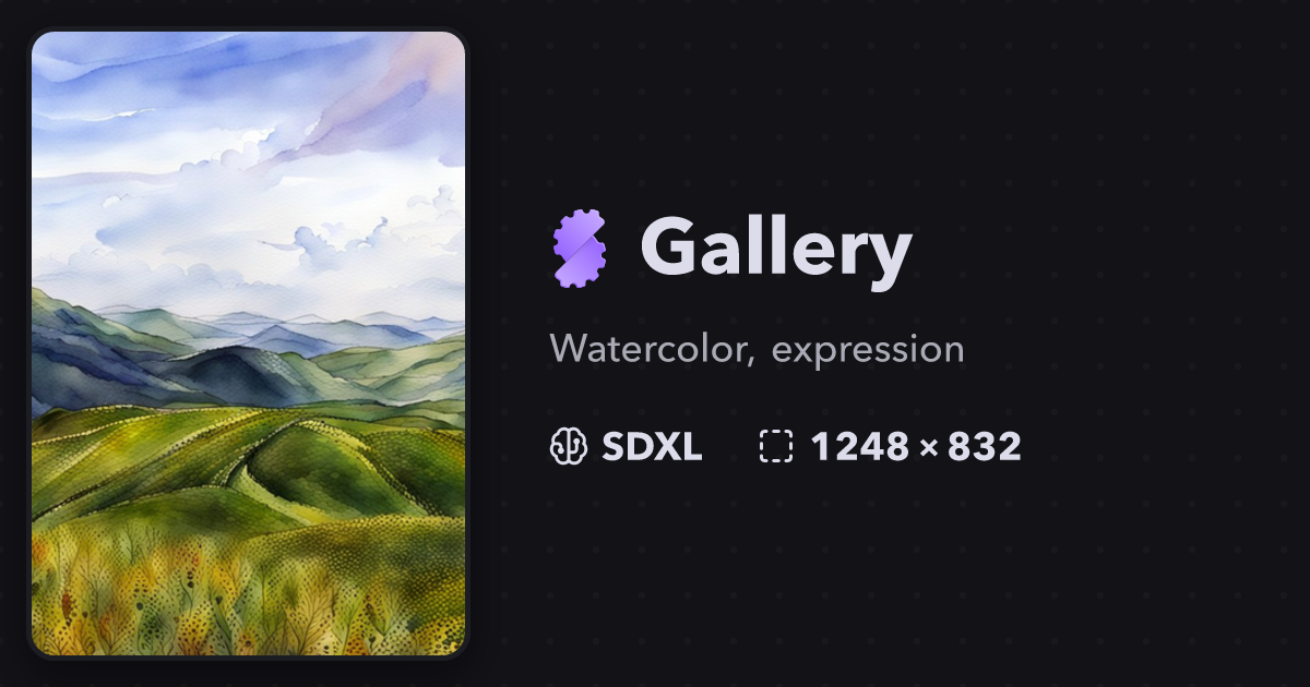 "Watercolor, expression" | Gallery | Stablecog