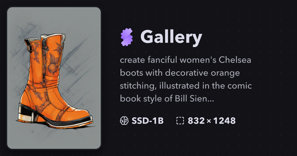"create fanciful women's Chelsea boots..." | Gallery | Stablecog