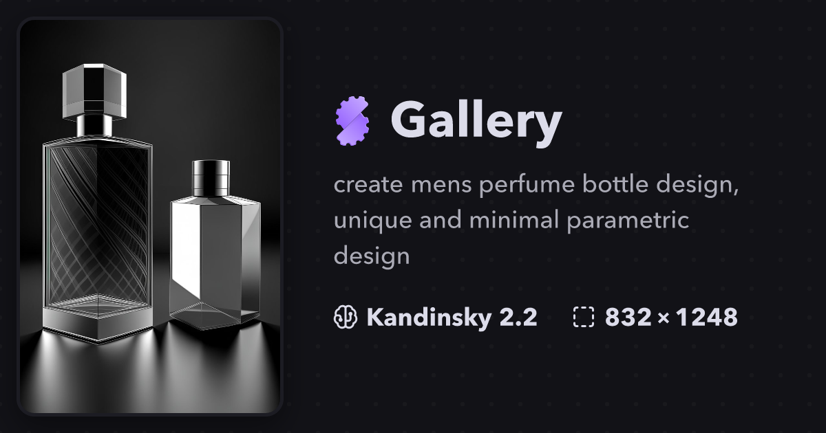 "create mens perfume bottle design, un..." | Gallery | Stablecog