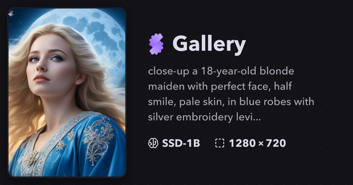 "close-up a 18-year-old blonde maiden ..." | Gallery | Stablecog