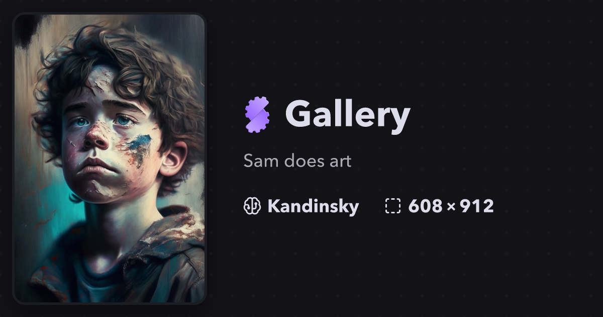 "Sam does art" | Gallery | Stablecog