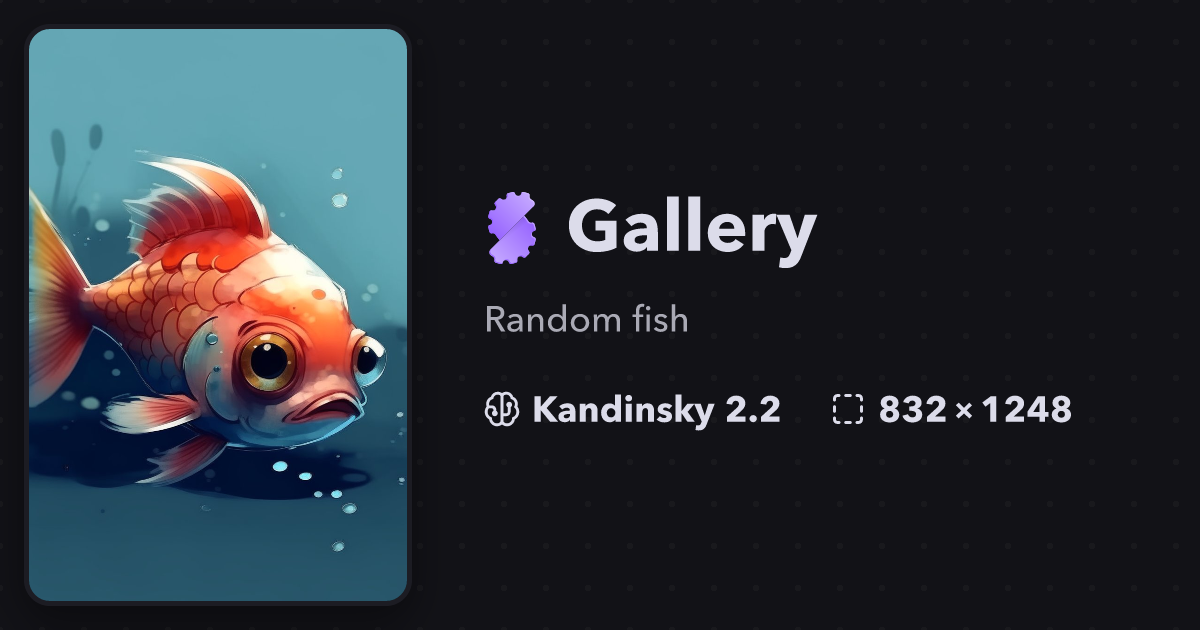 "Random fish" | Gallery | Stablecog
