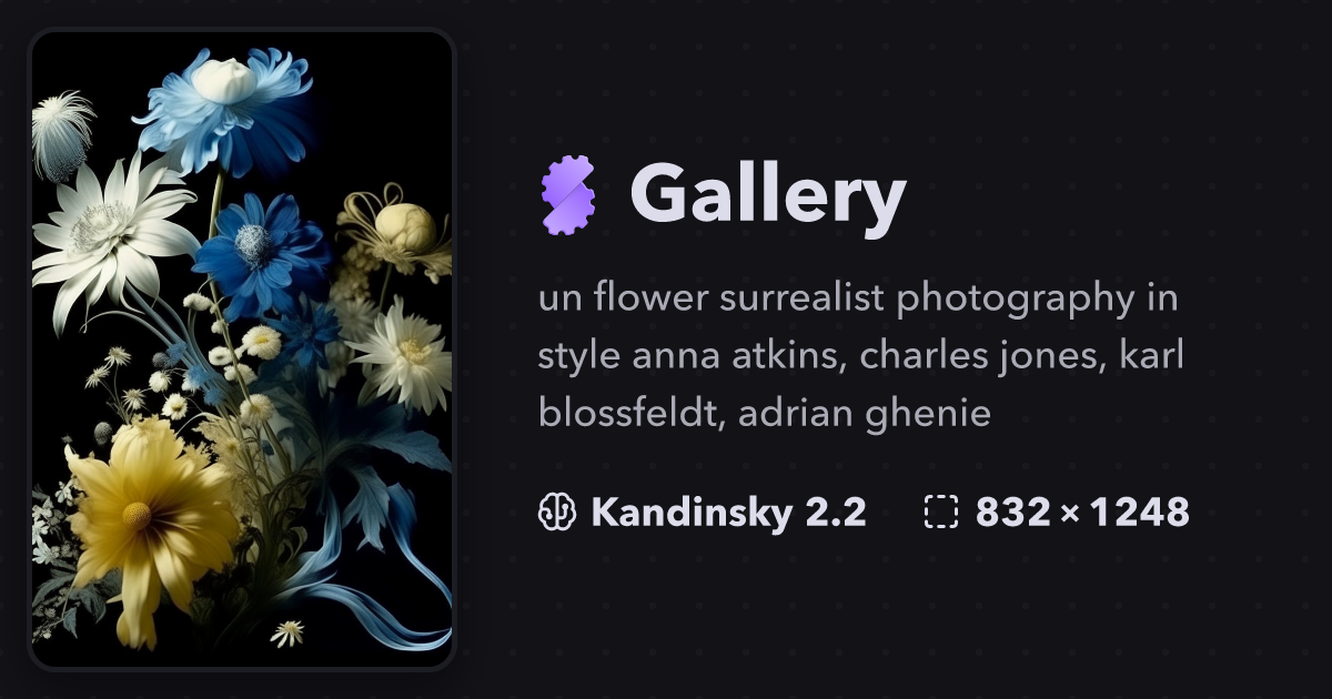 "un flower surrealist photography in s..." | Gallery | Stablecog