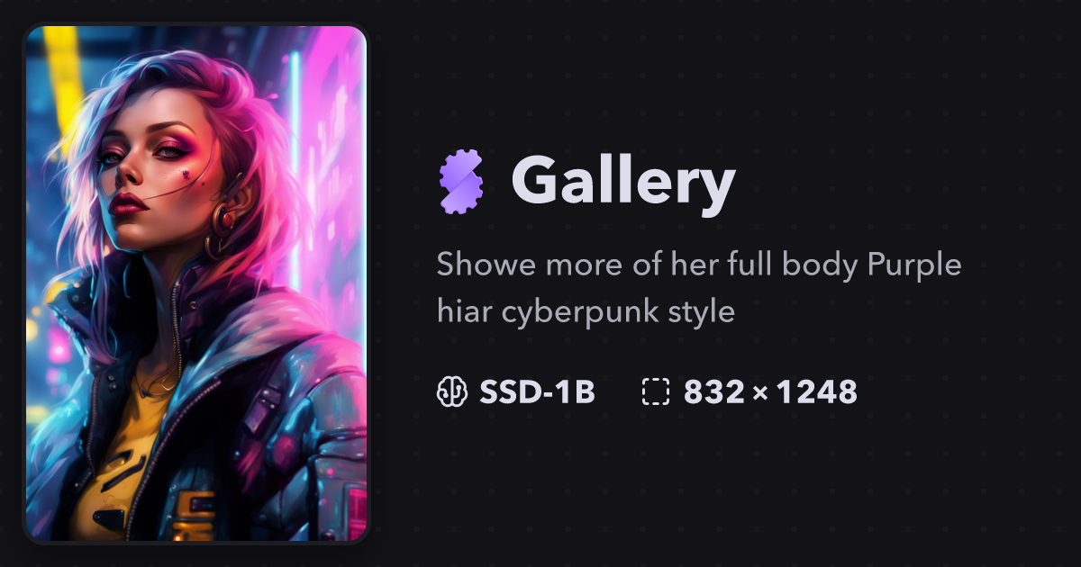 "Showe more of her full body Purple hi..." | Gallery | Stablecog