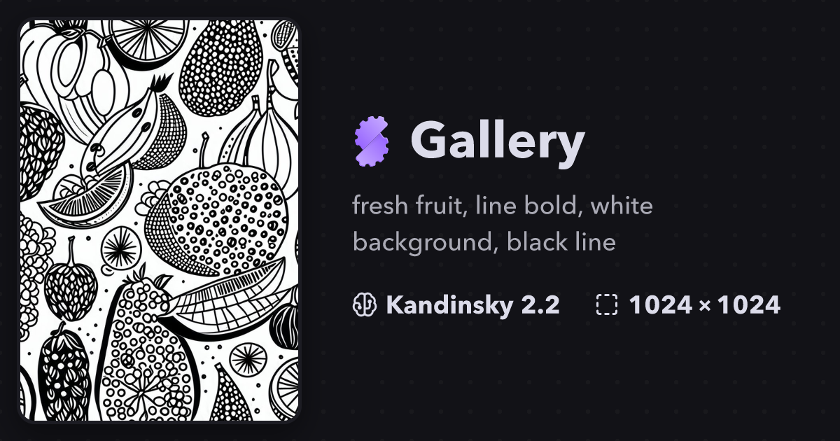 "fresh fruit, line bold, white backgro..." | Gallery | Stablecog