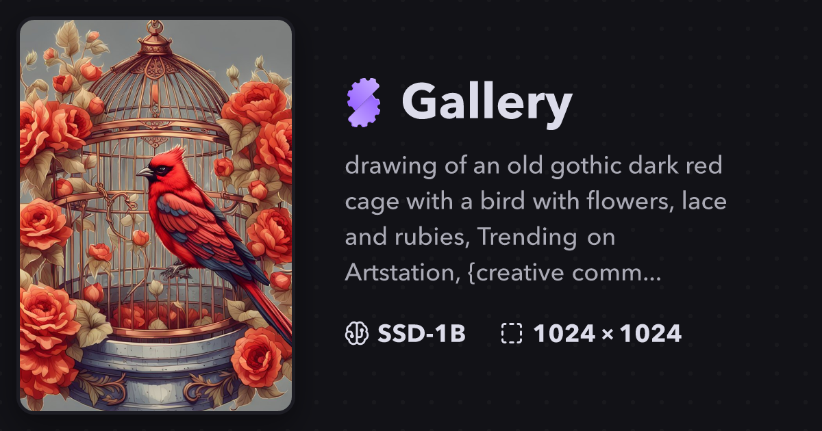 "drawing of an old gothic dark red cag..." | Gallery | Stablecog