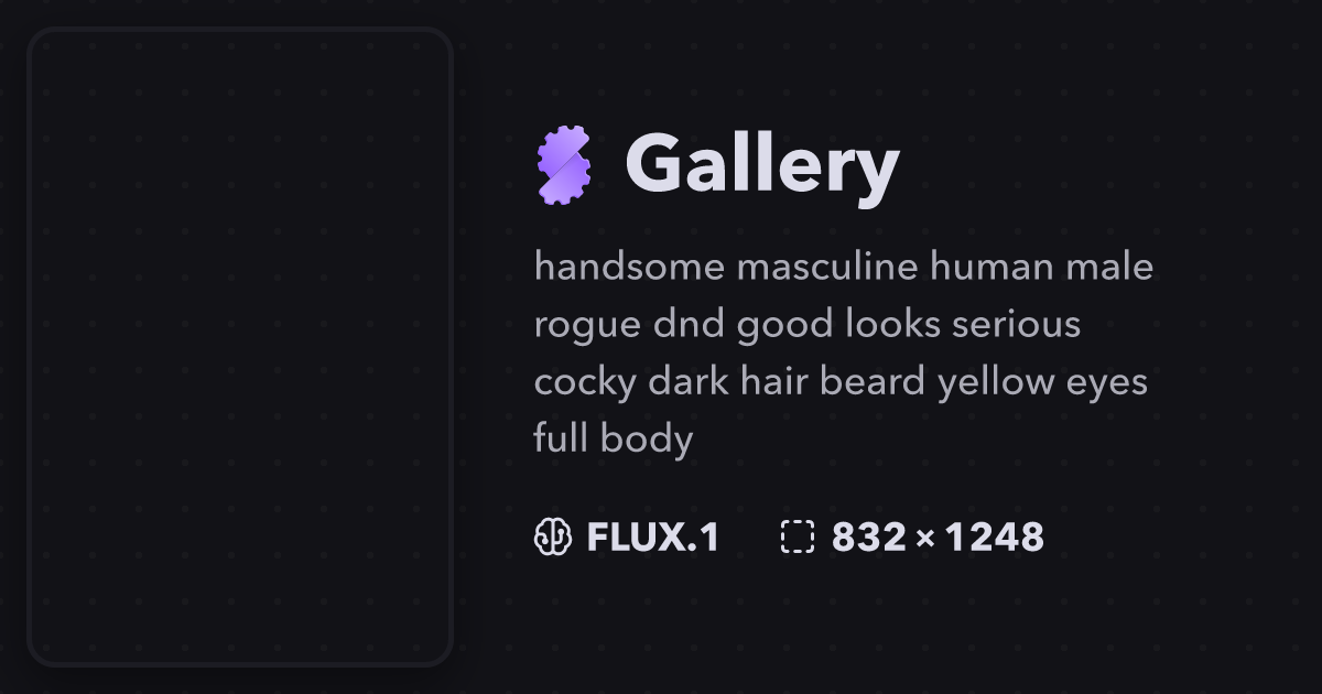 "handsome masculine human male rogue d..." | Gallery | Stablecog