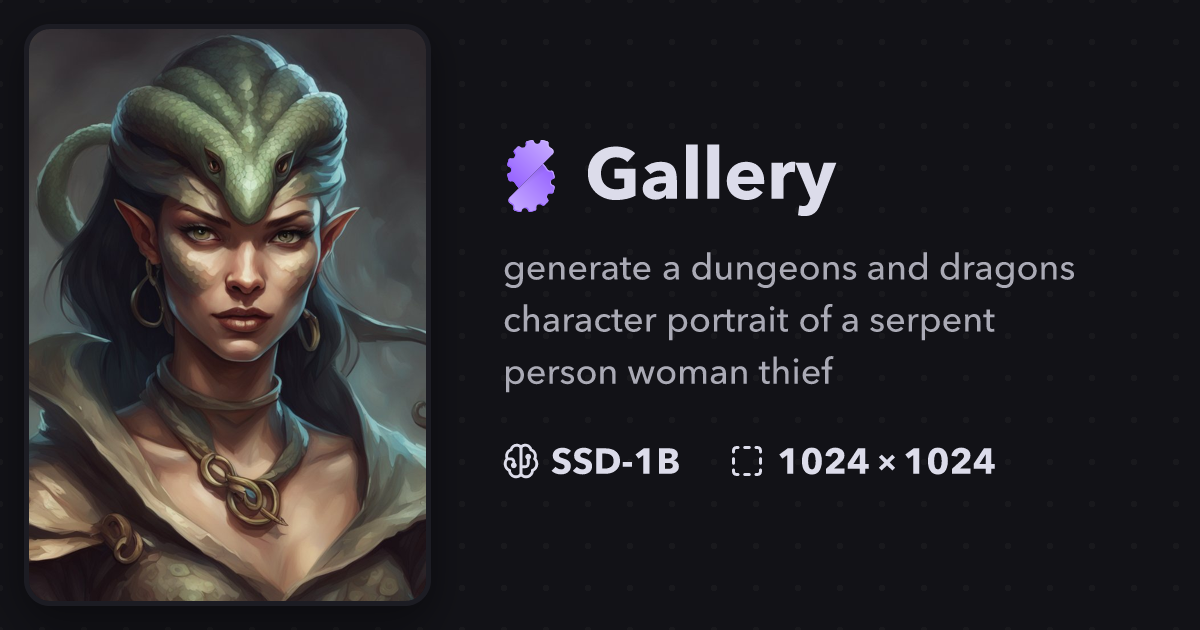 "generate a dungeons and dragons chara..." | Gallery | Stablecog