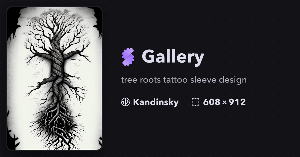 "tree roots tattoo sleeve design" | Gallery | Stablecog