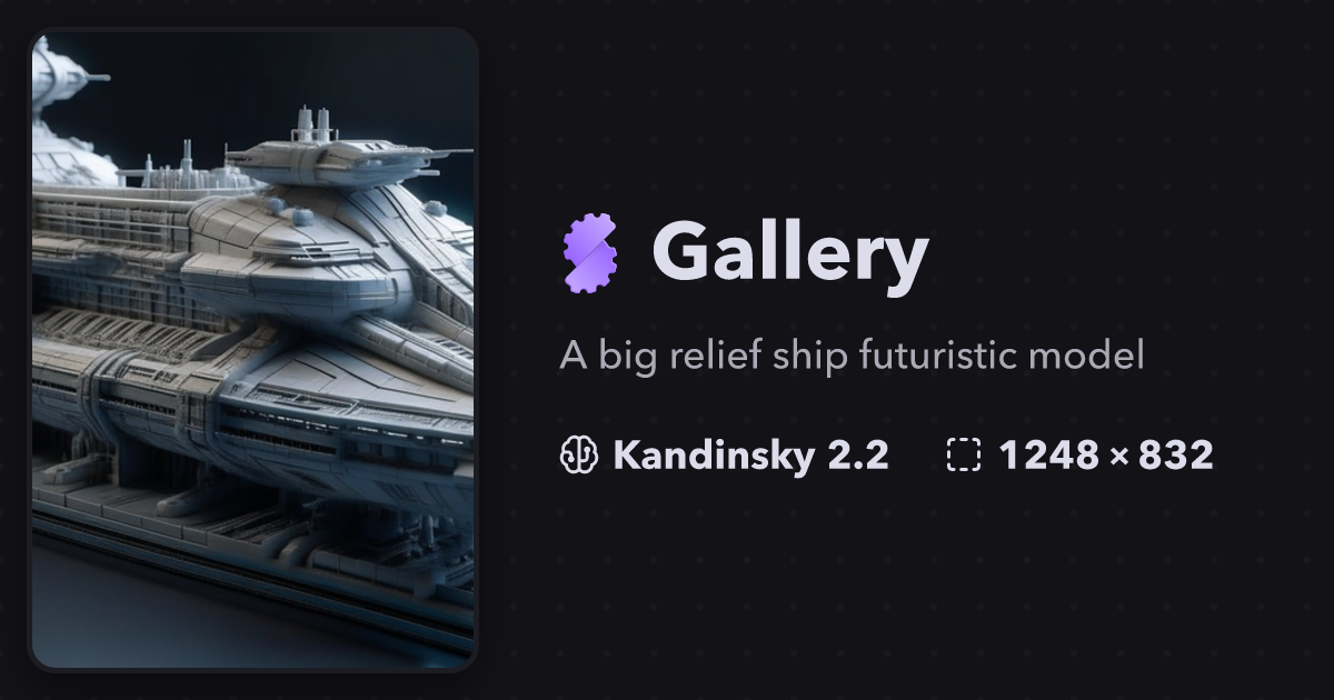 "A big relief ship futuristic model" | Gallery | Stablecog