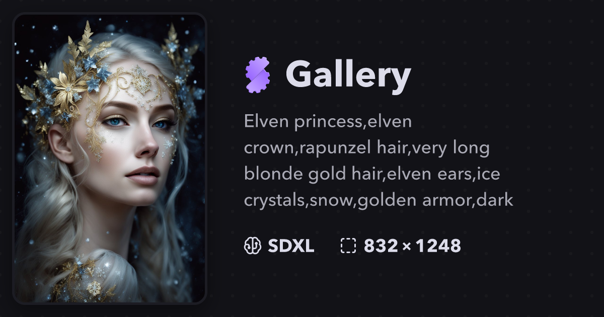 "Elven princess,elven crown,rapunzel h..." | Gallery | Stablecog