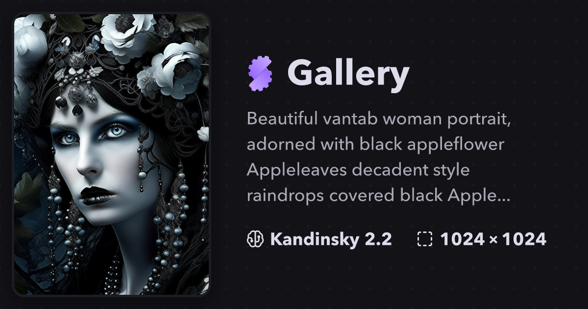 "Beautiful vantab woman portrait, ador..." | Gallery | Stablecog