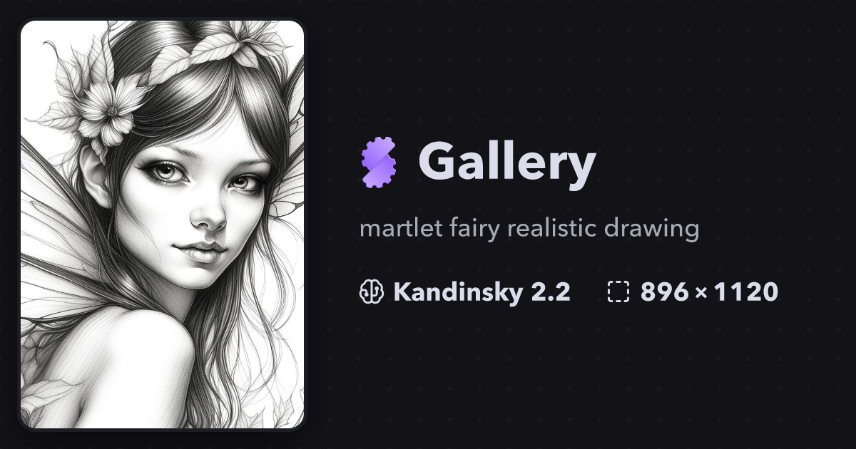 "martlet fairy realistic drawing" | Gallery | Stablecog