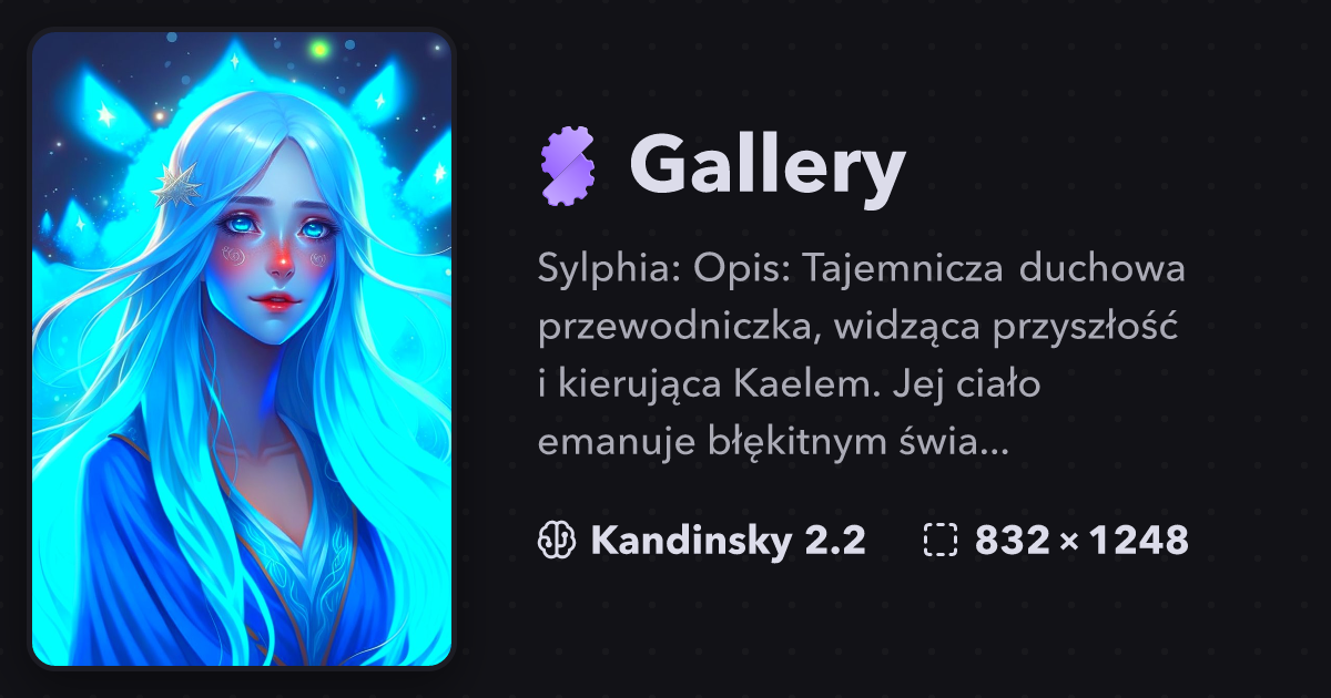 "Sylphia: Opis: Tajemnicza duchowa prz..." | Gallery | Stablecog