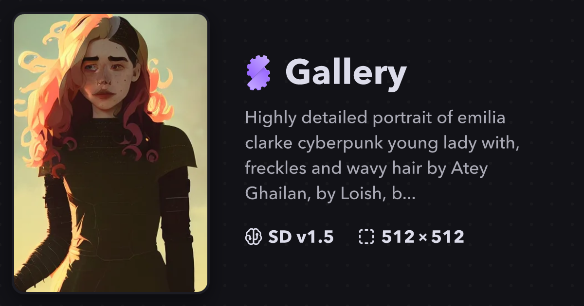 "Highly detailed portrait of emilia cl..." | Gallery | Stablecog