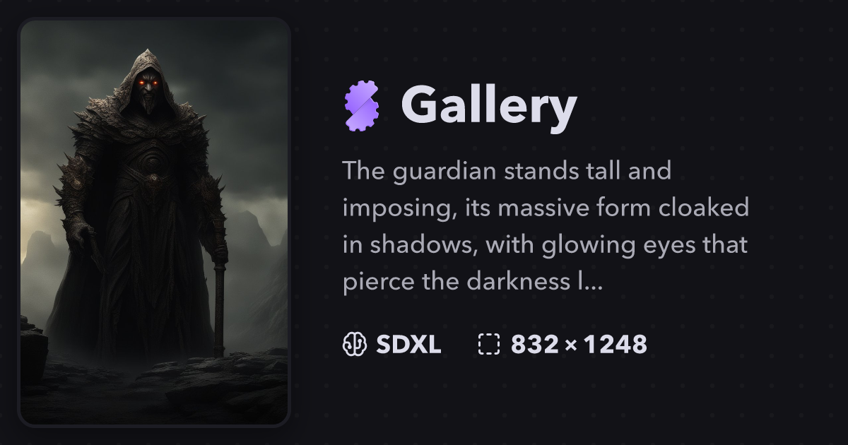 "The guardian stands tall and imposing..." | Gallery | Stablecog