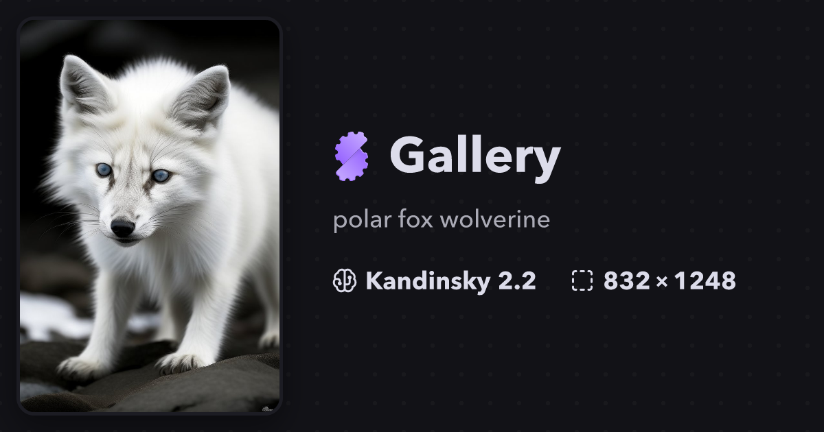 "polar fox wolverine" | Gallery | Stablecog
