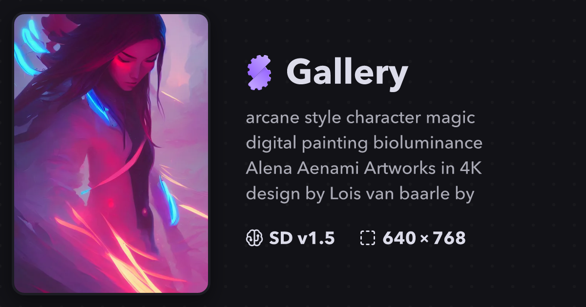 "arcane style character magic digital ..." | Gallery | Stablecog