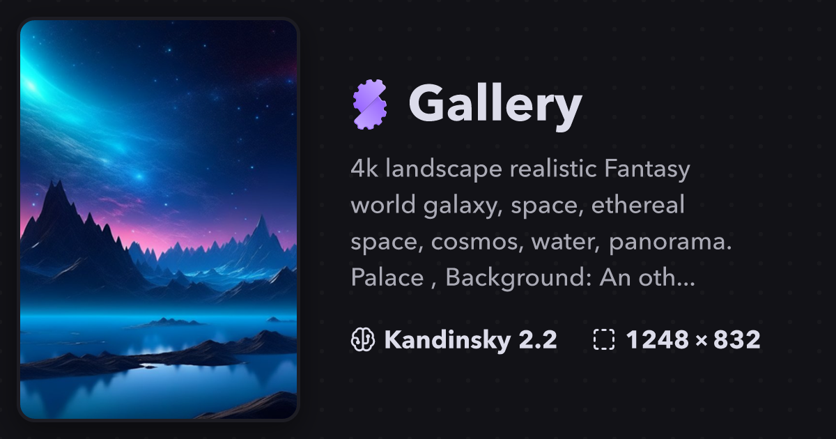 "4k landscape realistic Fantasy world ..." | Gallery | Stablecog