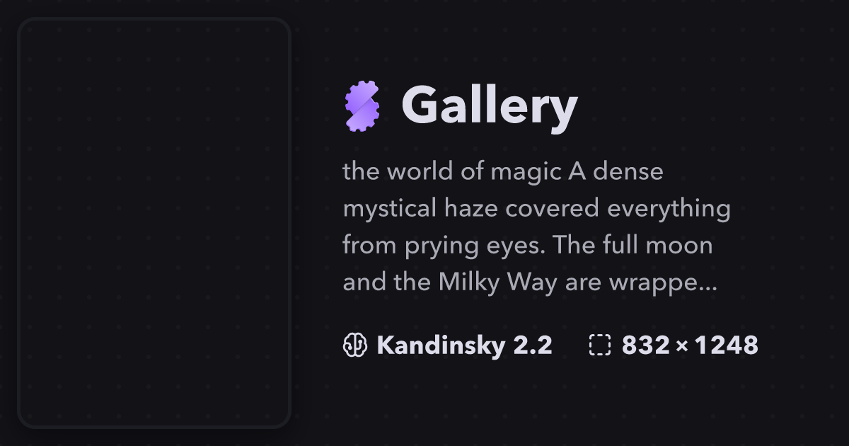 "the world of magic A dense mystical h..." | Gallery | Stablecog