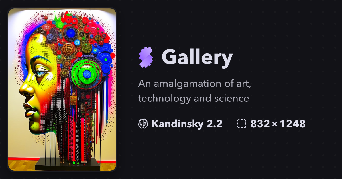 "An amalgamation of art, technology an..." | Gallery | Stablecog