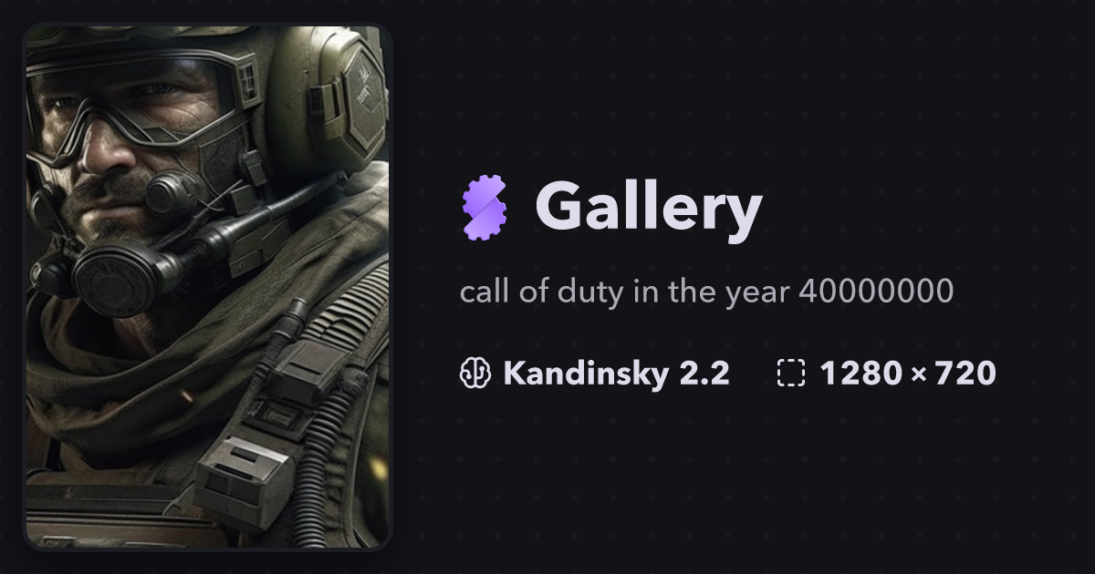 "call of duty in the year 40000000" | Gallery | Stablecog