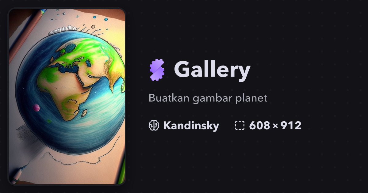 "Buatkan gambar planet" | Gallery | Stablecog