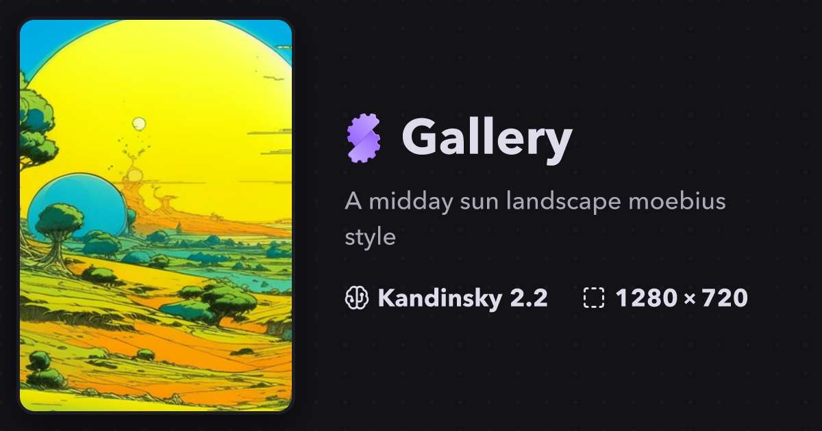 "A midday sun landscape moebius style" | Gallery | Stablecog