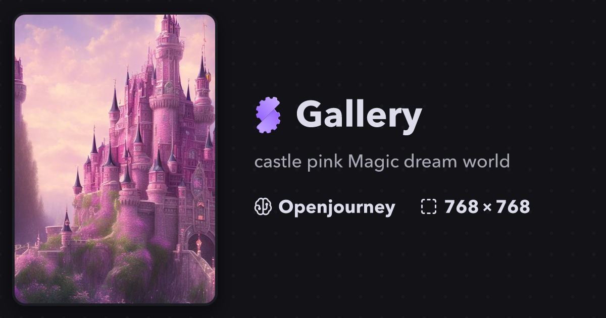 "castle pink Magic dream world" | Gallery | Stablecog