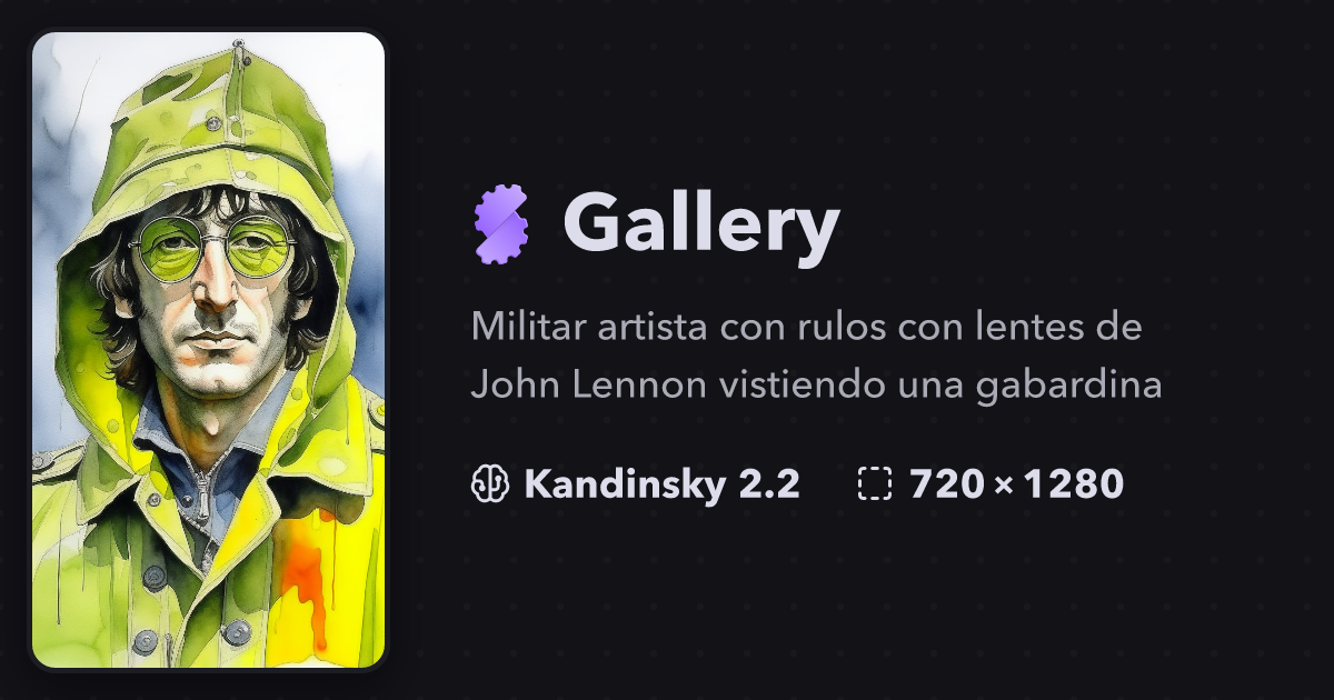 "Militar artista con rulos con lentes ..." | Gallery | Stablecog