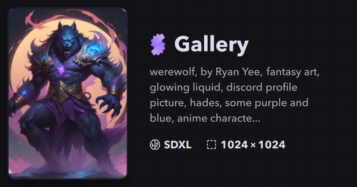 "werewolf, by Ryan Yee, fantasy art, g..." | Gallery | Stablecog