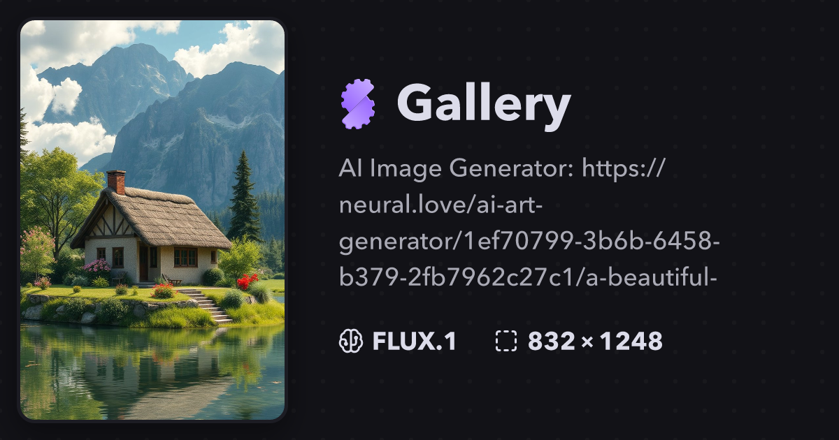 "AI Image Generator: https://neural.lo..." | Gallery | Stablecog