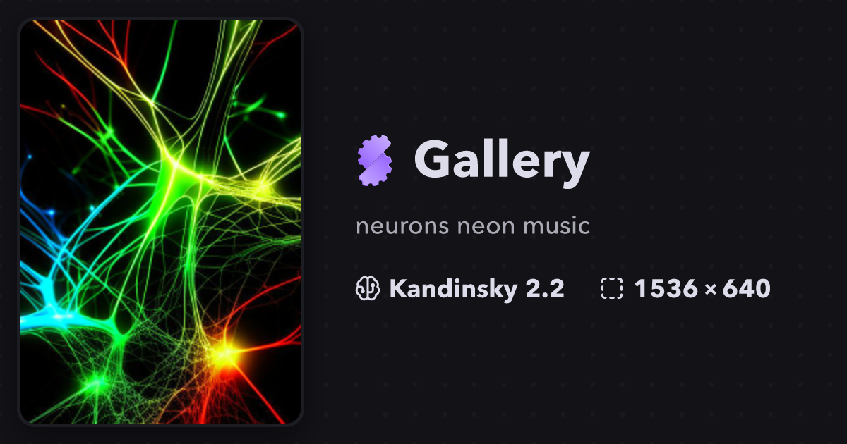 "neurons neon music" | Gallery | Stablecog