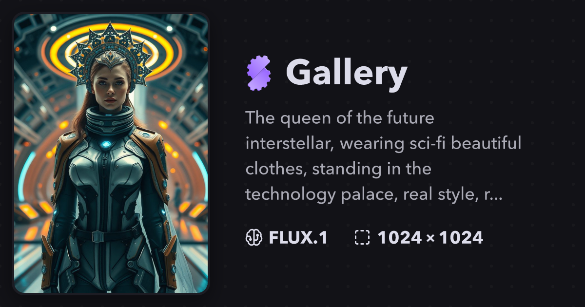 "The queen of the future interstellar,..." | Gallery | Stablecog