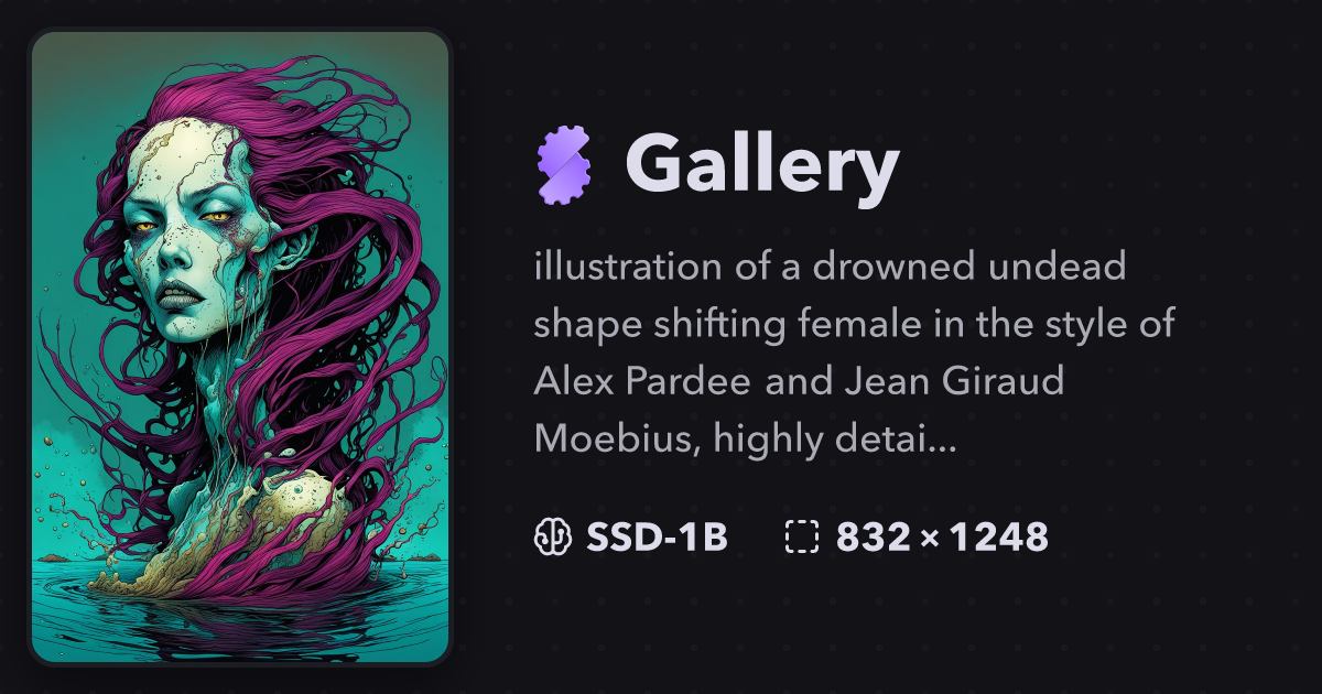 "illustration of a drowned undead shap..." | Gallery | Stablecog