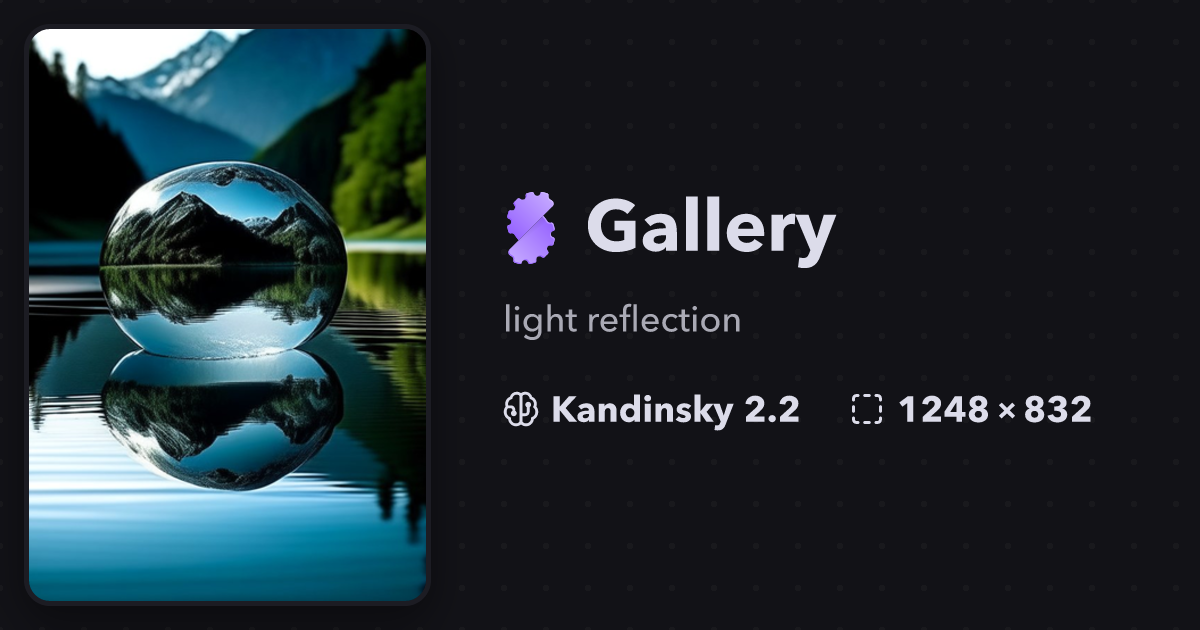 "light reflection" | Gallery | Stablecog