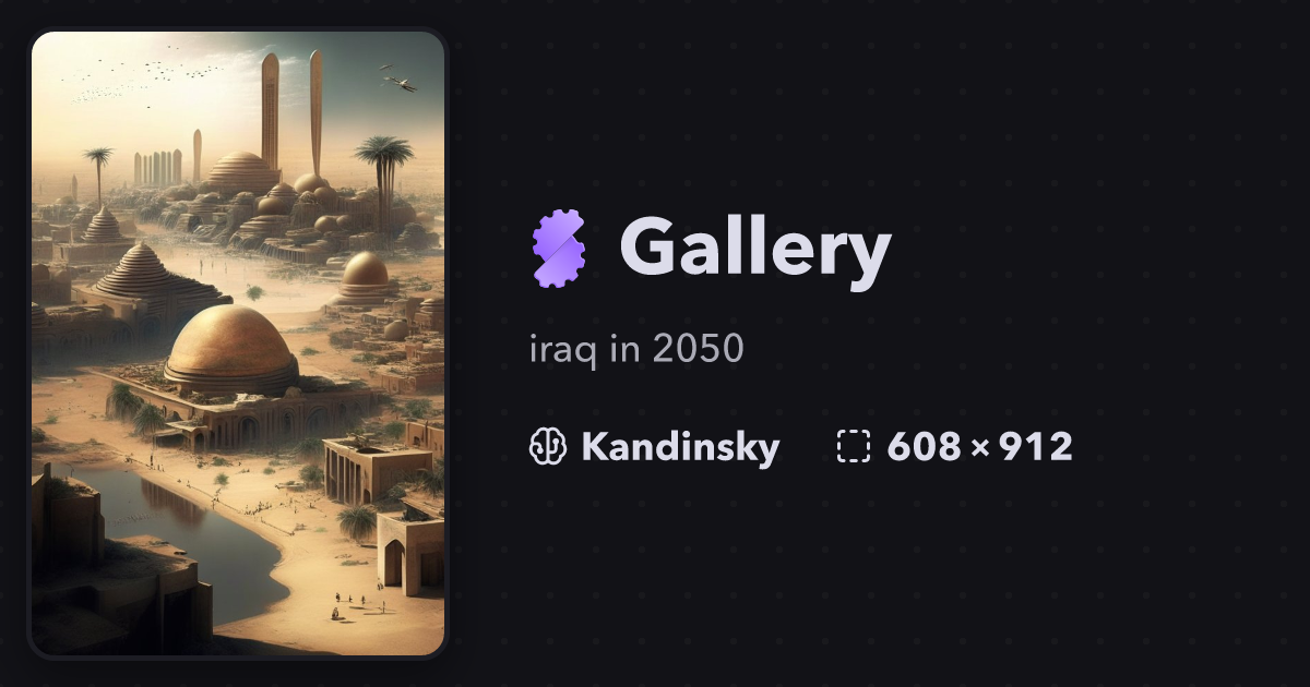 "iraq in 2050" | Gallery | Stablecog